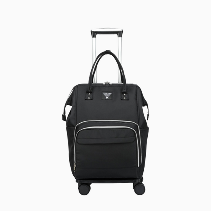 Peter James 4-Wheel Trolley Backpack - Your Stylish Travel Companion ...